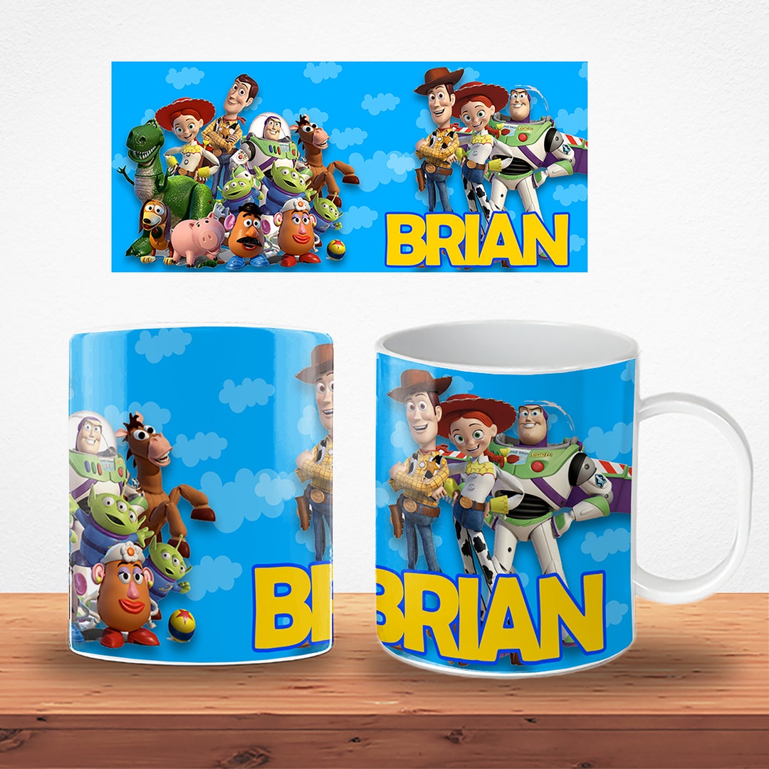 Toy Story Kids Mug With Name Unbreakable Child Cup Gift for Birthday ...
