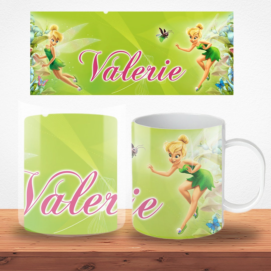 Tinker Bell Kids Mug With Name Unbreakable Child Cup Gift for Birthday ...