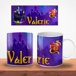Descendants Kids Mug With Name Unbreakable Child Cup Gift for Birthday ...
