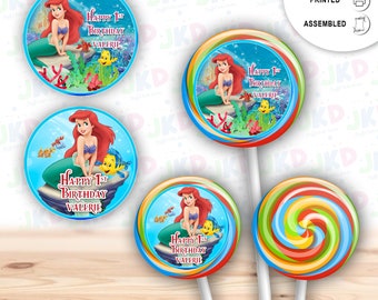 Your Theme Lollipop Labels, Custom Birthday Party Labels, Lollipop ...