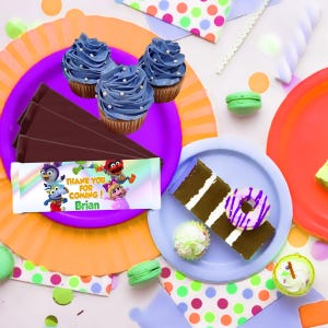 Muppet Babies Candy Bar Labels for Party Decor Chocolate Birthday Favor ...