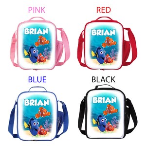 Custom Kids Lunch Bag With Strap Personalized School Insulated Picnic ...
