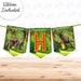 Dinosaurs Birthday Banner for Wall Party Decor Customized With Ribbon ...