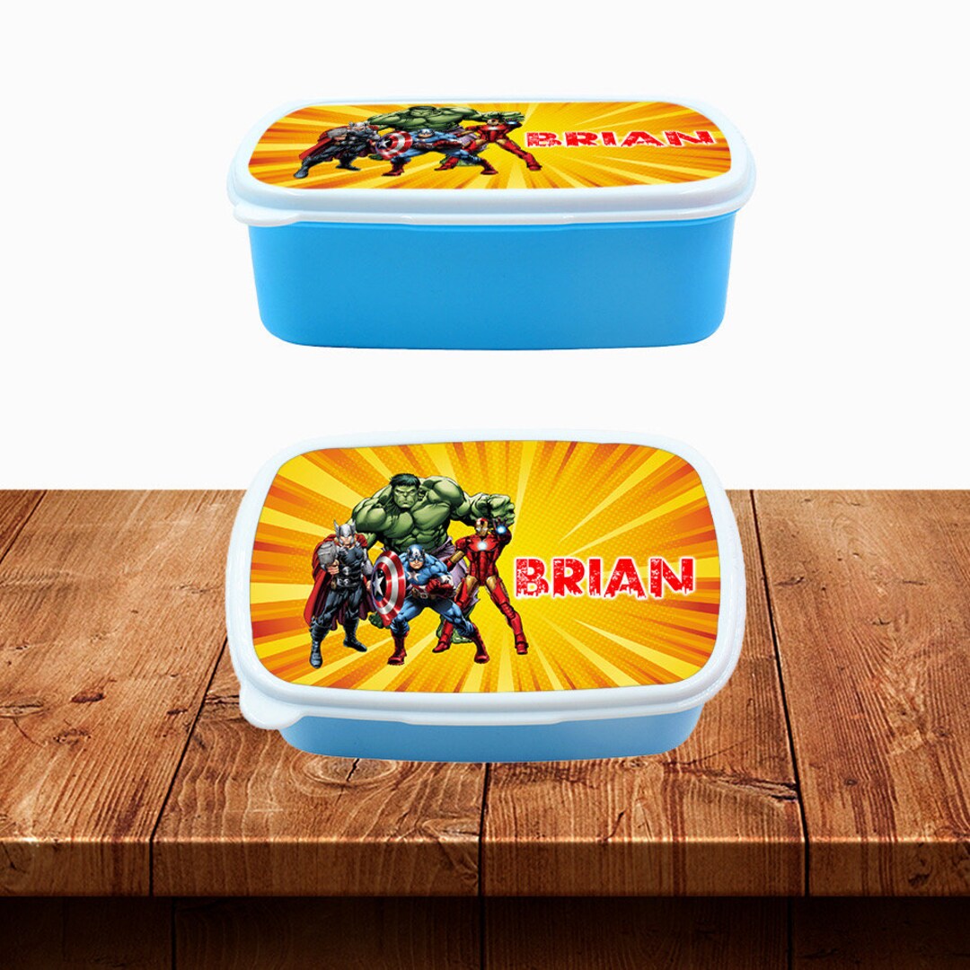 Custom Kids Snack Lunch Box for School Picnic Personalized Travel ...