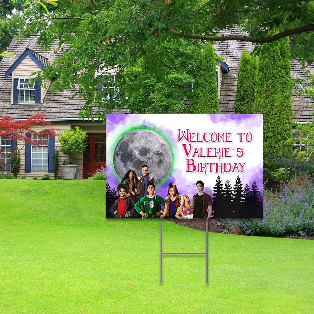 Zombies Yard Sign for Birthday Party Decor Weatherproof Stake Included ...