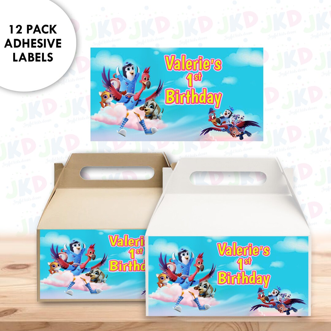 TOTS Gable Box Labels | 12-pack Stickers | Size 6x3.25in - Etsy