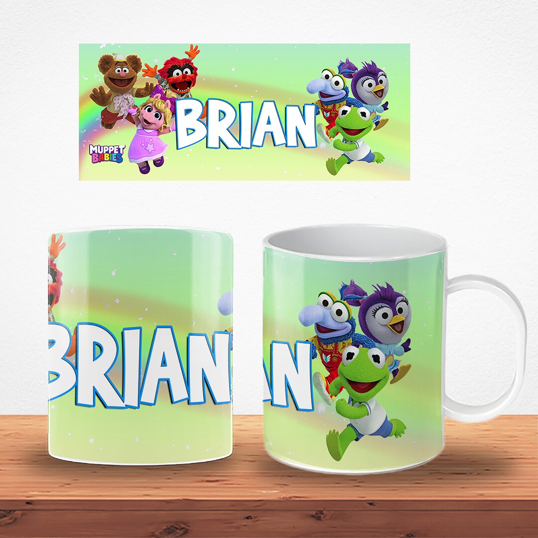 Muppet Babies Kids Mug With Name Unbreakable Child Cup Gift for ...