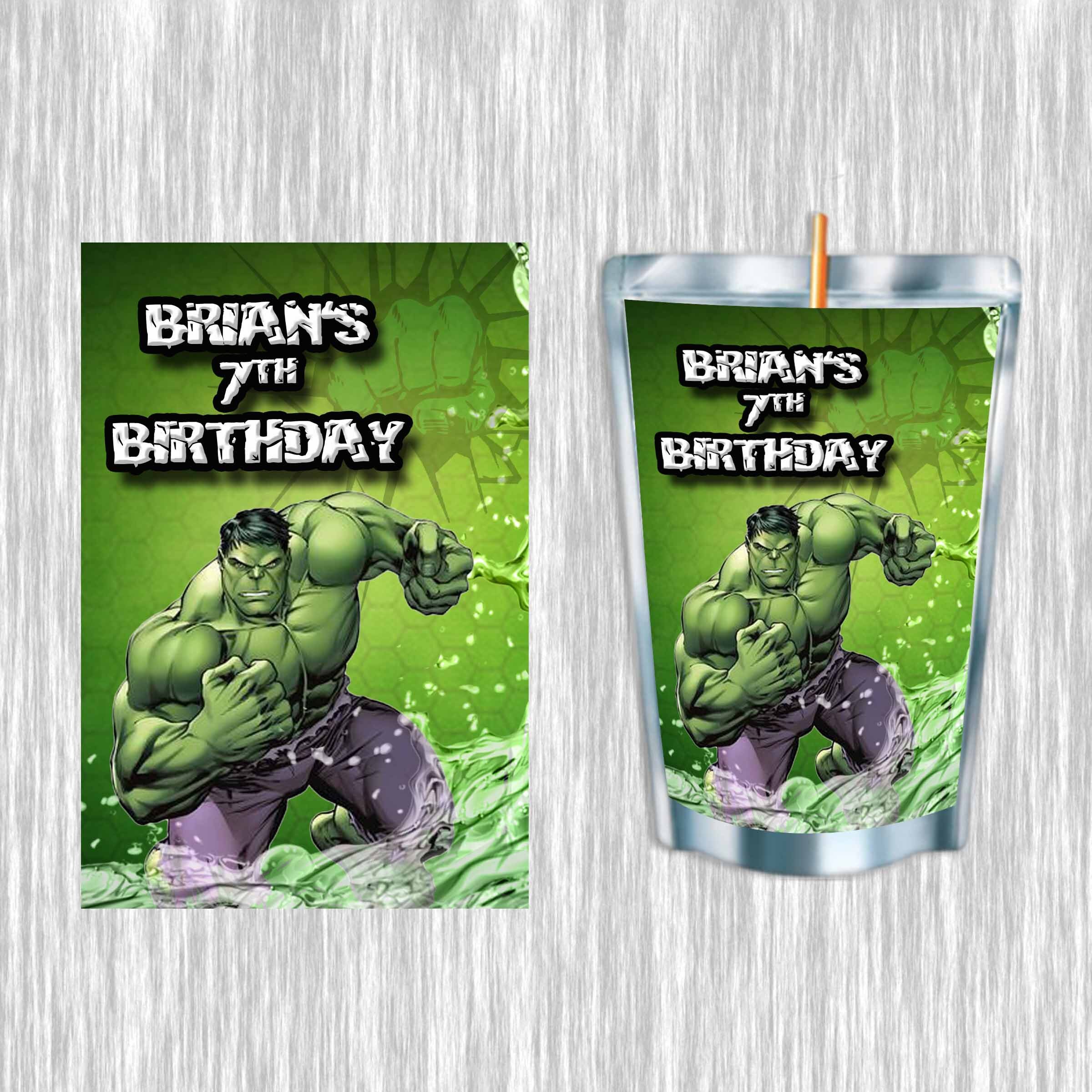 The Incredible Hulk Juice Pouch Digital and Physical Options - Etsy