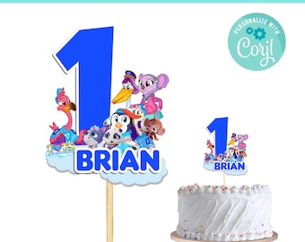 Descendants Cake Topper Self-editing Instant Download - Etsy