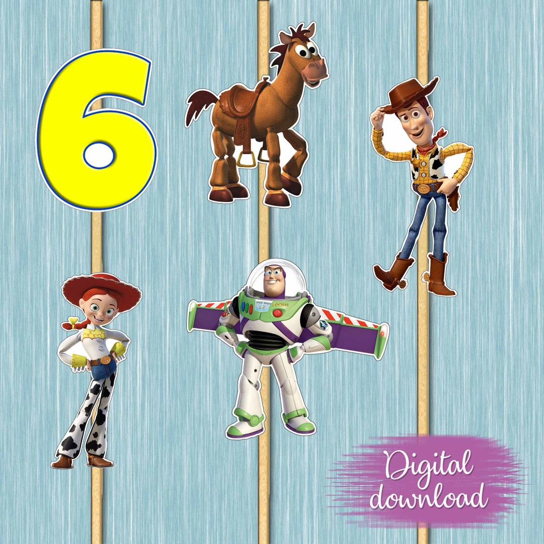 Toy Story Cake Topper Images - Party Decoration - YOU PRINT - Etsy