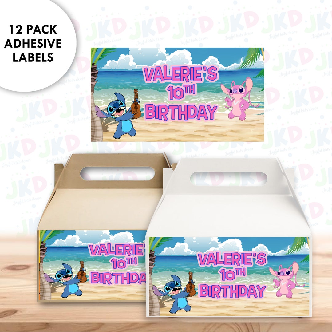 Stitch Gable Box Labels | 12-pack Stickers | Size 6x3.25in - Etsy