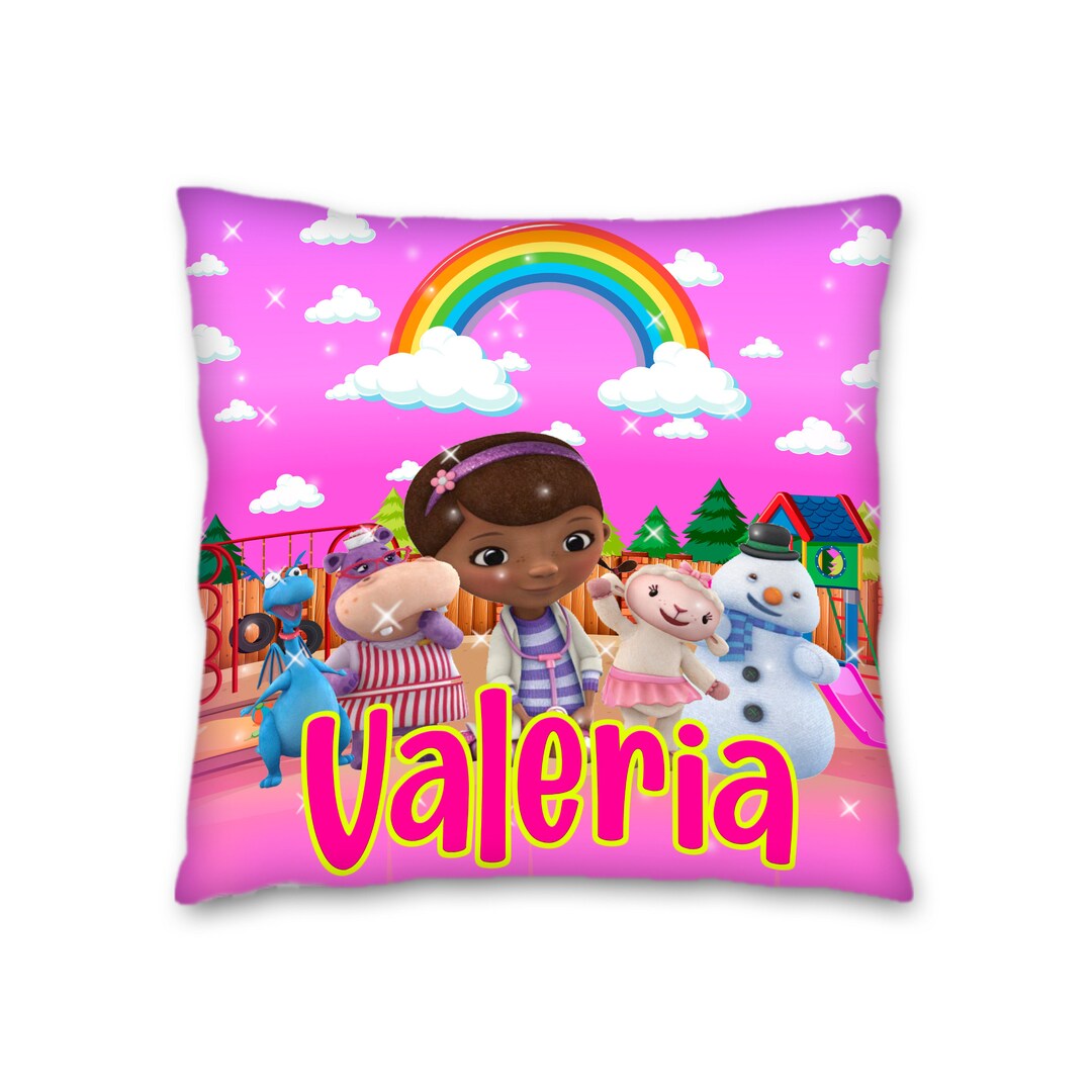 Doc Mcstuffins Pillow With Name Kids Cushion Room Decor Gift for Son ...