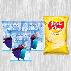 Digital Chip Bag Labels Instant Download Corjl Self-editable Custom ...