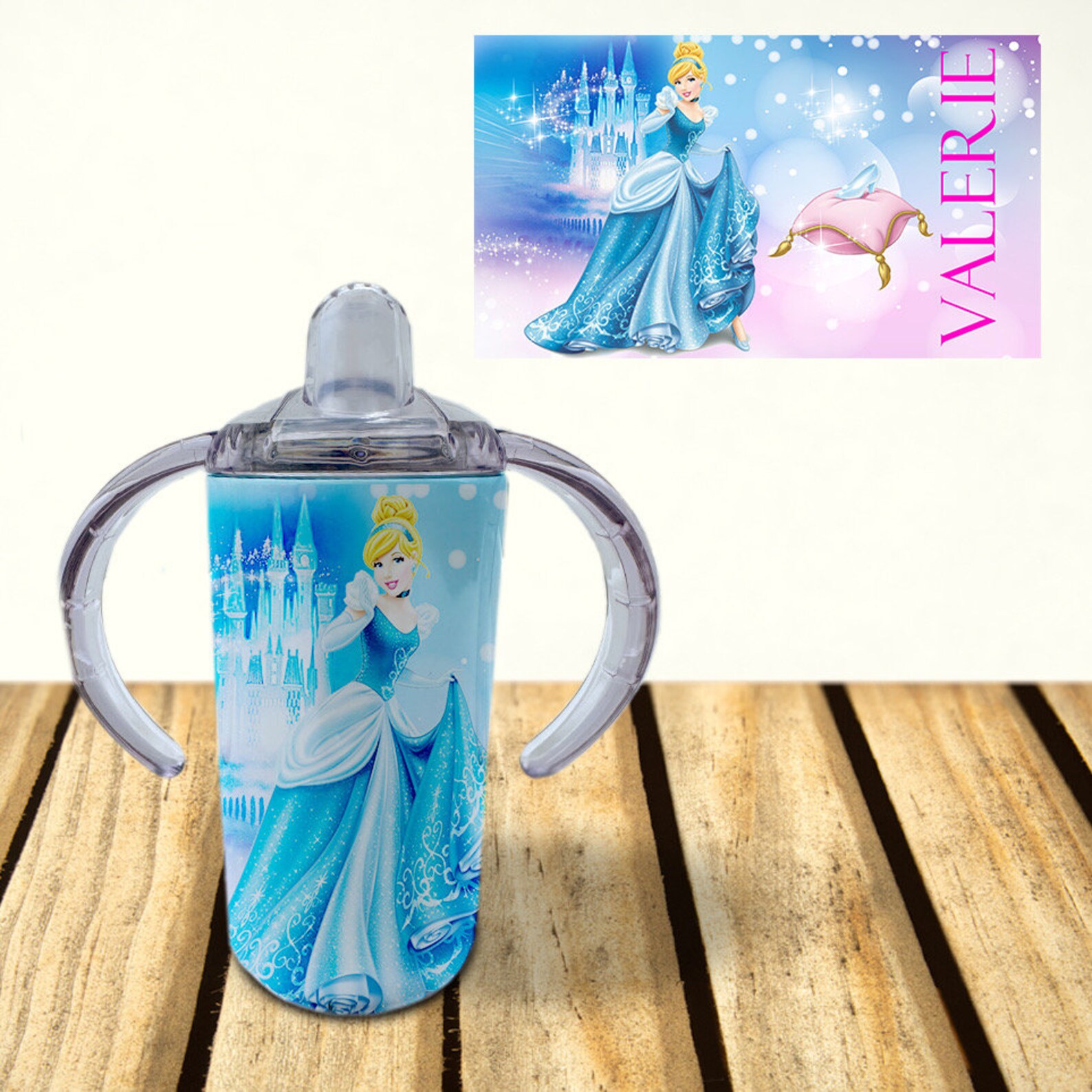 Custom Kids Sippy Cup Personalized Toddler Insulated Tumbler 12oz ...