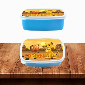 Custom Kids Snack Lunch Box for School Picnic Personalized Travel ...