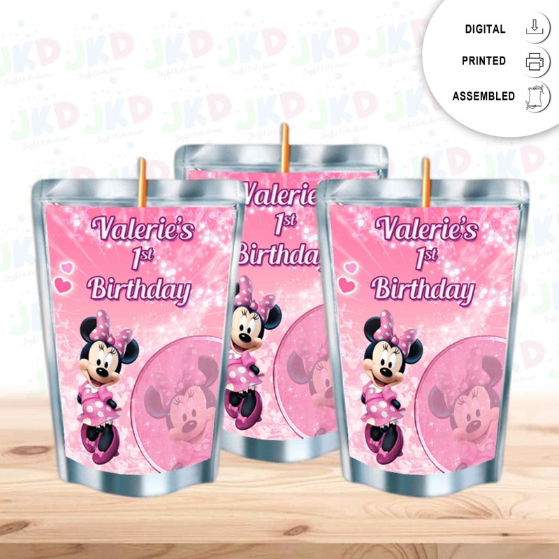 Minnie Mouse Labels - Etsy