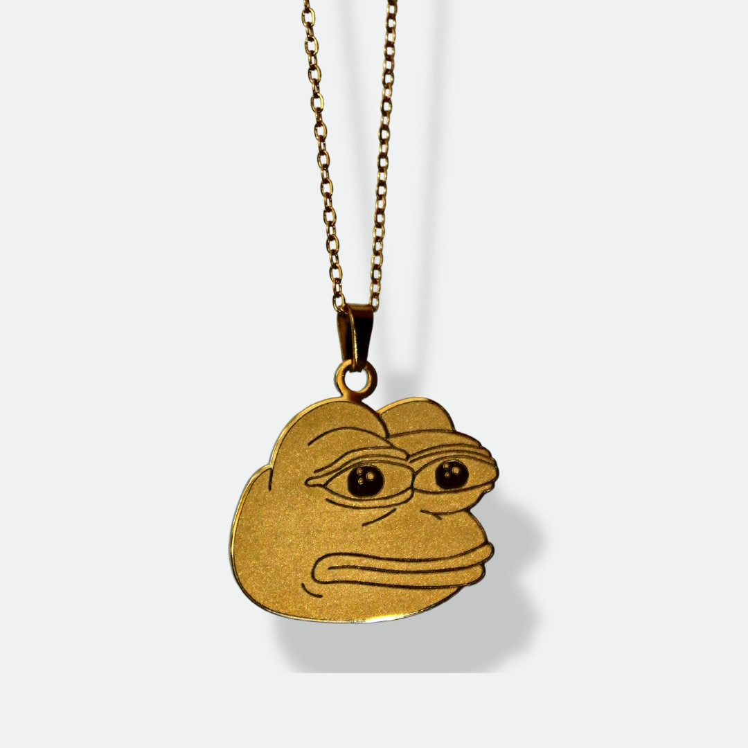 Pepe the Frog Meme Pendant 2-sided Engraved Pendant customizable ...