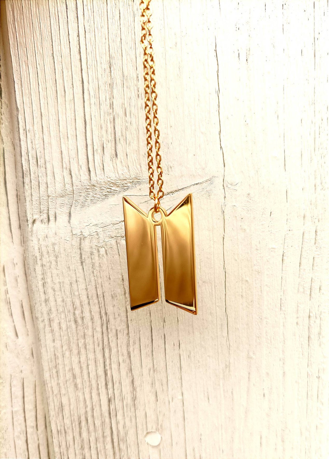 BTS Army Pendant W/ Engraving Option gift 18k Plated Gold/silver K-pop ...