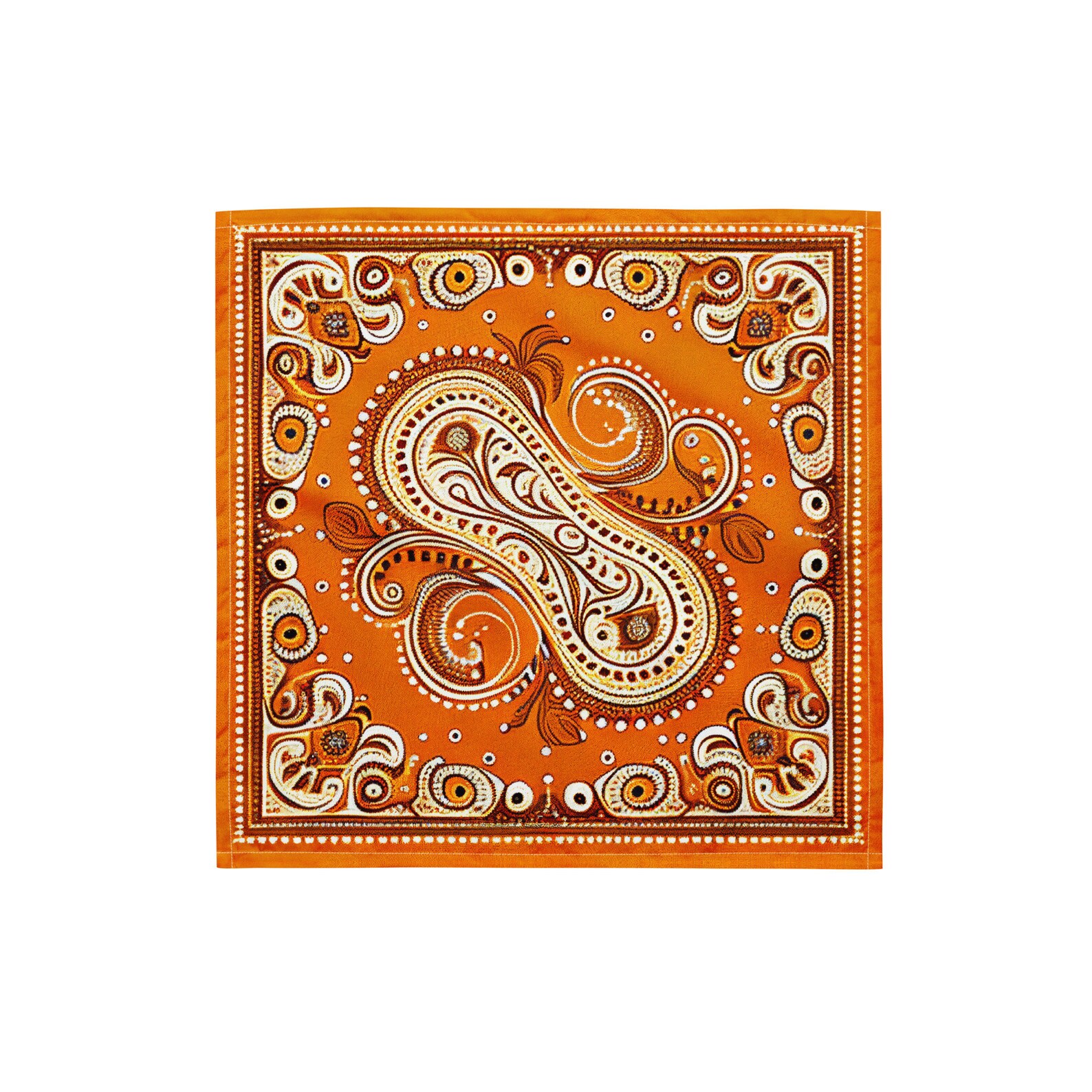 Bandana Orange, Neck Bandana Scarf, Pocket Square, Soft Bandanas ...