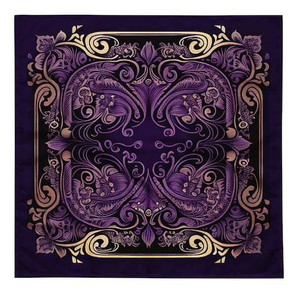 Purple Handkerchiefs - Etsy