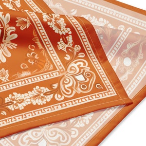Orange Classic Bandana | Handkerchief | Scarf | Vintage | Classic ...