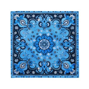 Summer Time Blue Paisley Bandana, Handkerchief, Neck Scarf, House ...