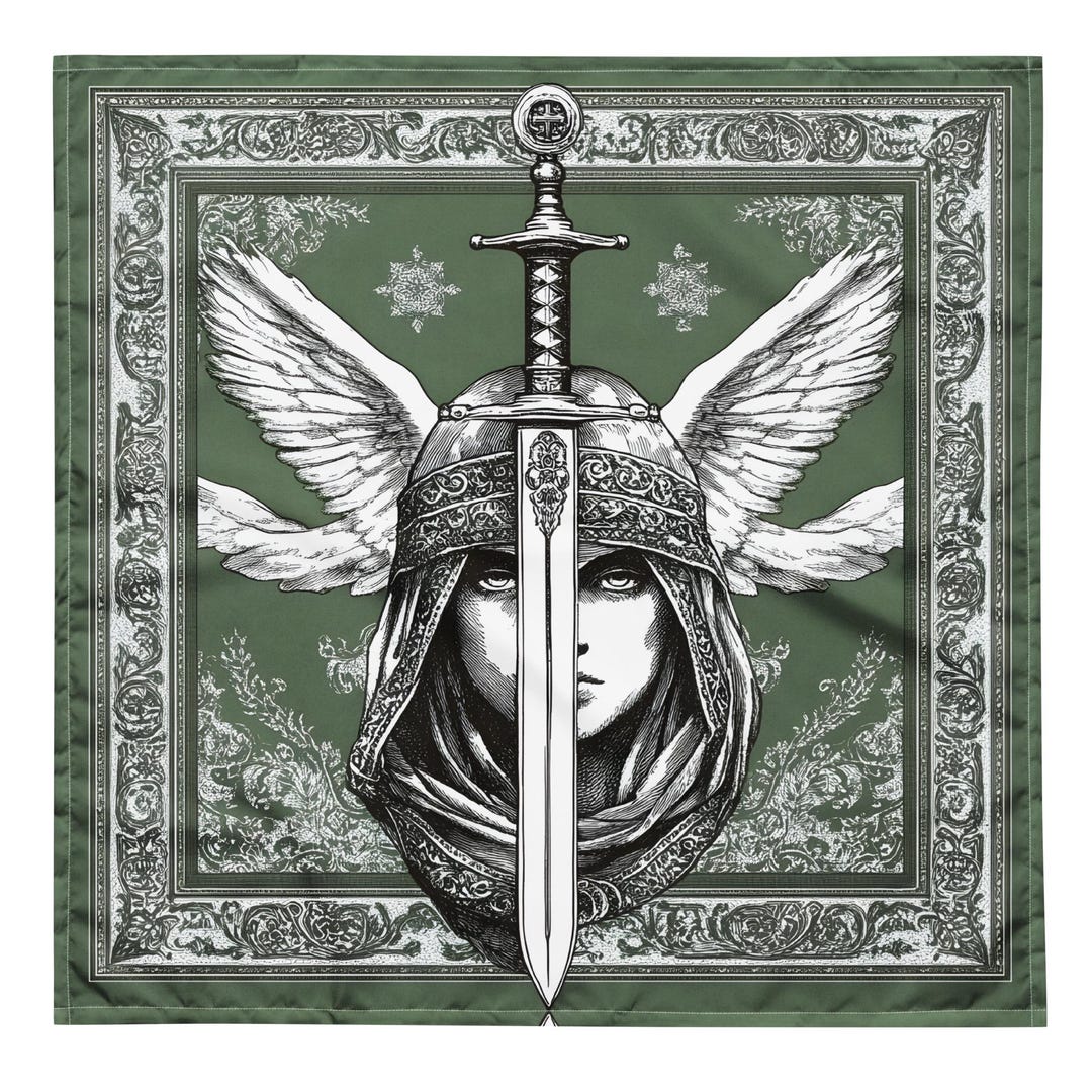 Viking Valkyrie Bandana, Tapestry, Handkerchief, Neck Scarf, House ...