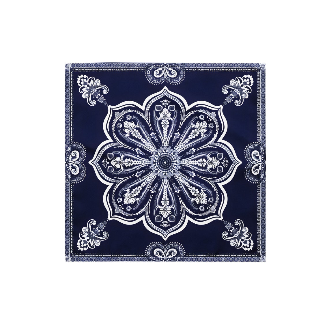 Limited Edition Classical Paisley Bandana, Tapestry, Handkerchief, Neck ...
