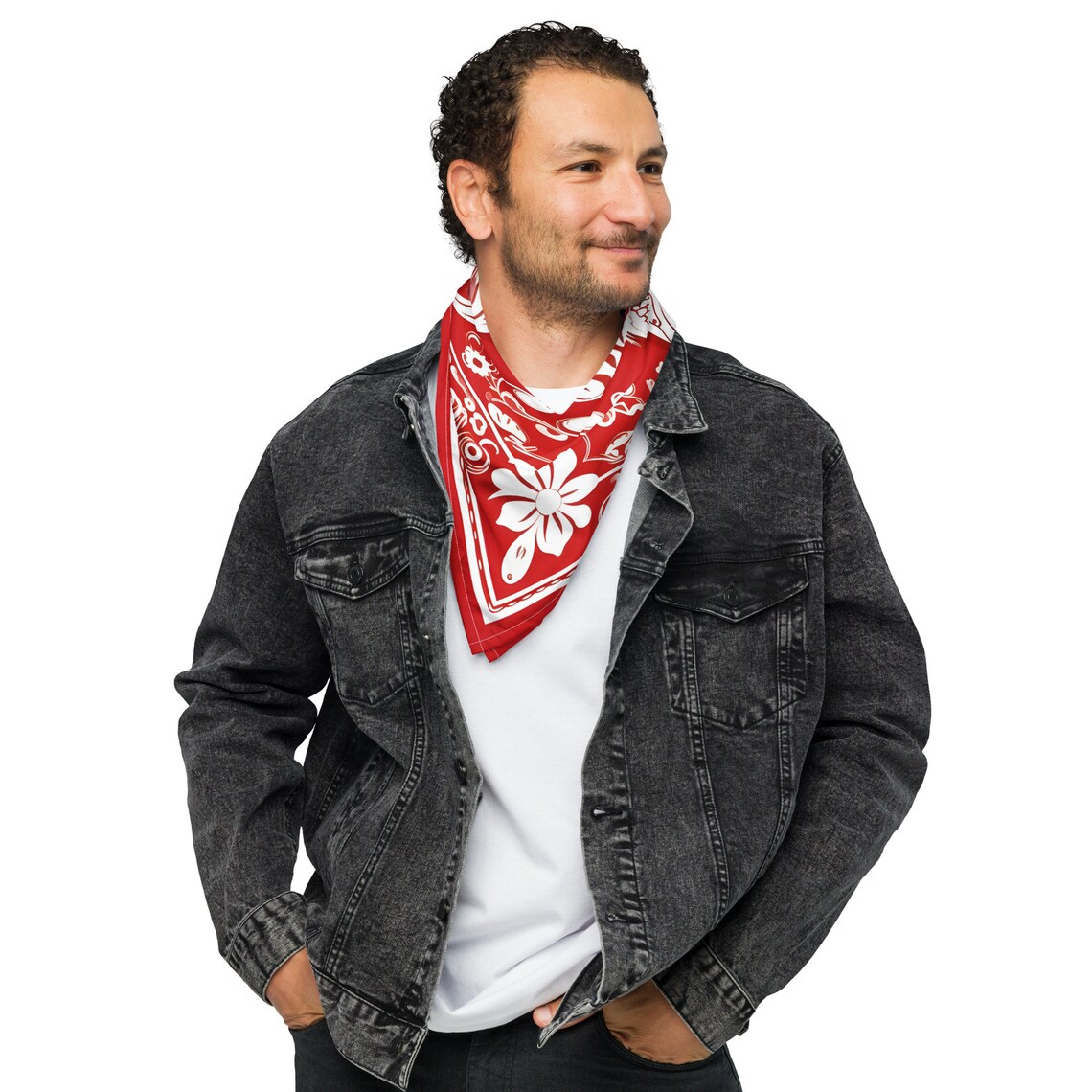 Red Bandana Handkerchief Scarf Vintage Classic Original - Etsy