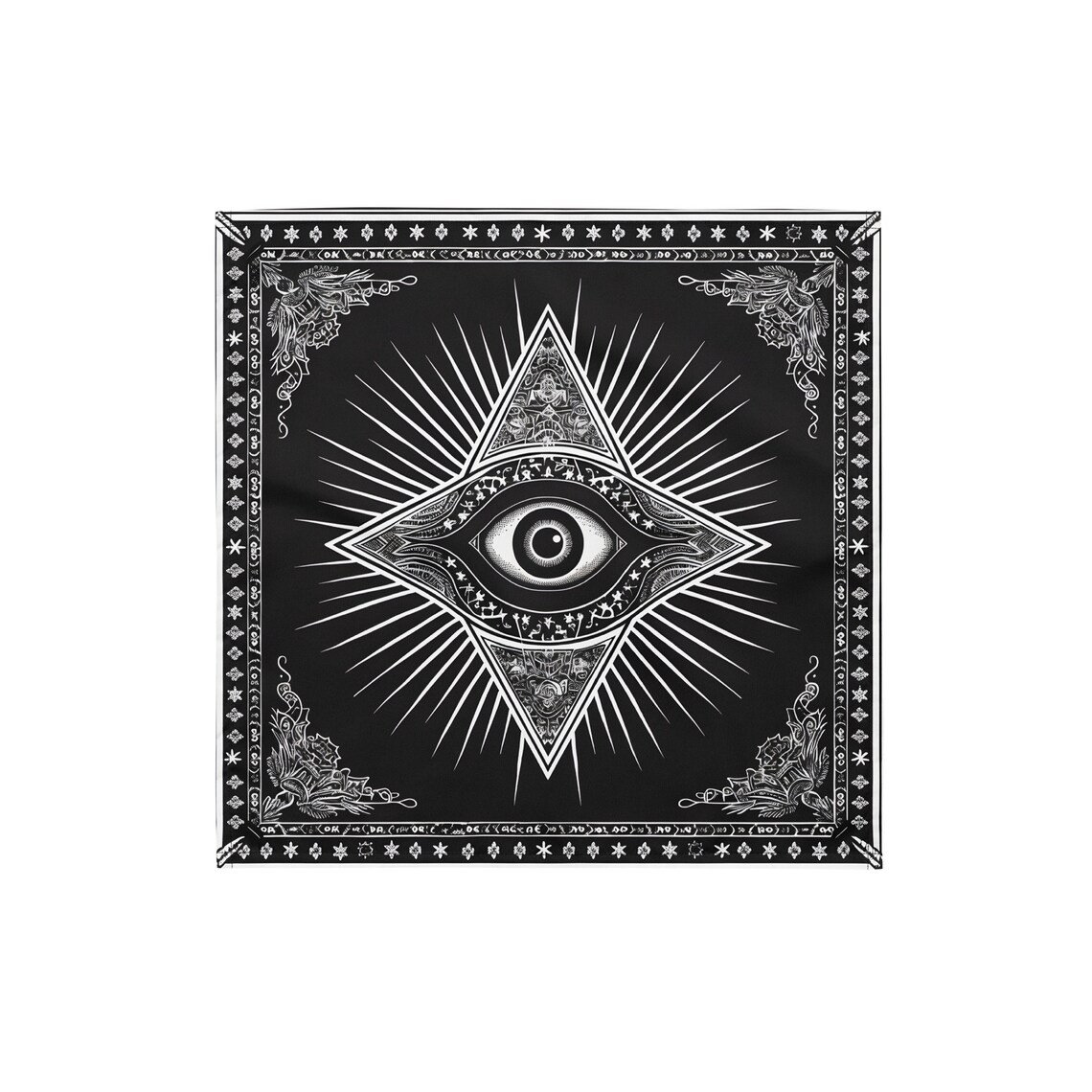 All Seeing Eye Bandana, Tapestry, Handkerchief, Neck Scarf, House ...