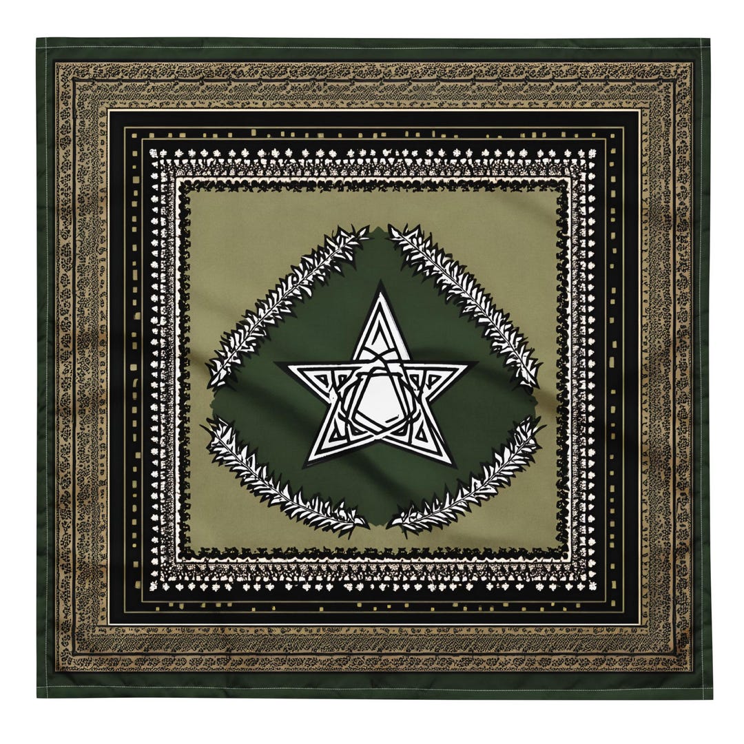 Army Green Keffiyeh, Tapestry, Handkerchief, Neck Scarf, House ...