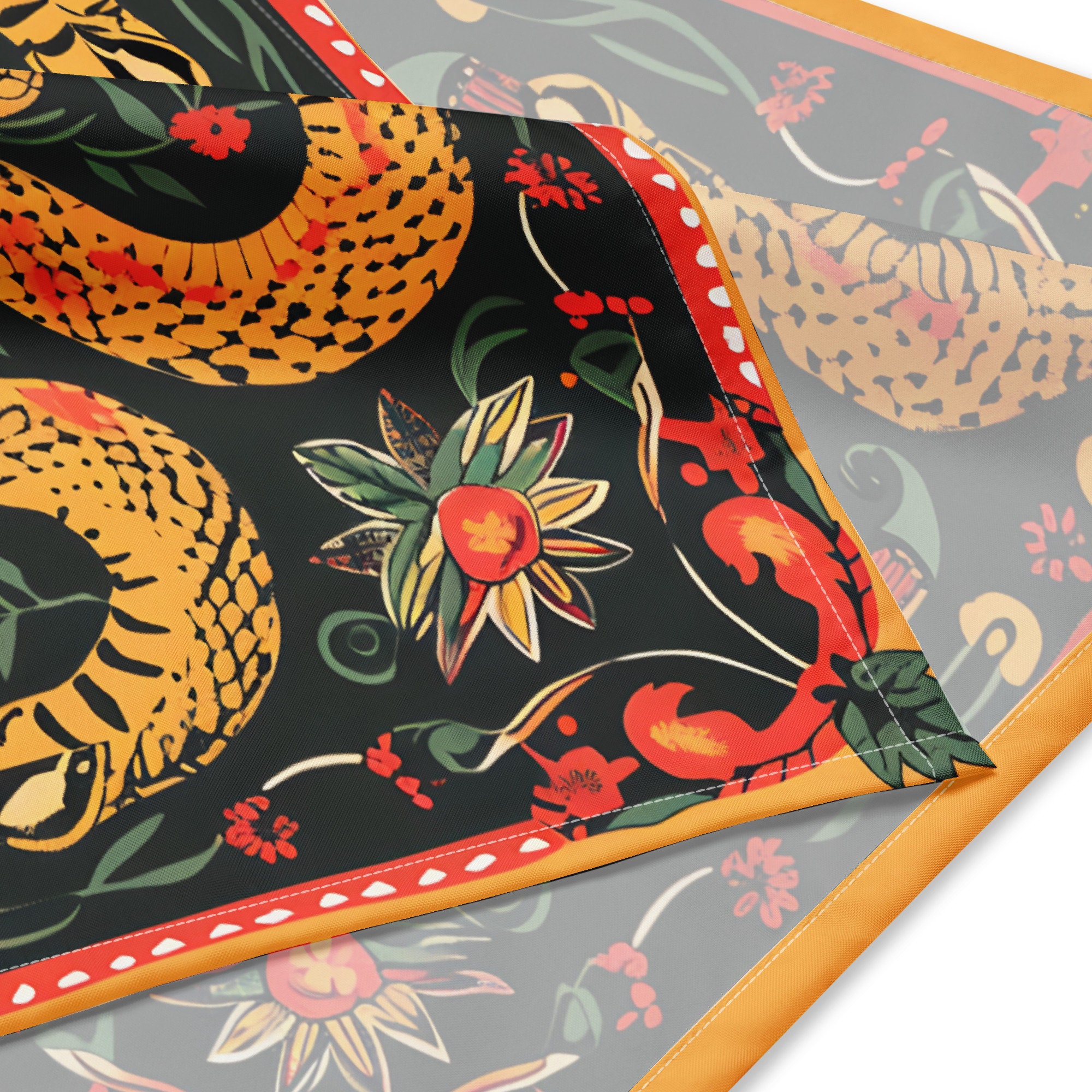 Snake Inspired Bandana, Tapestry, Handkerchief, Neck Scarf, House ...