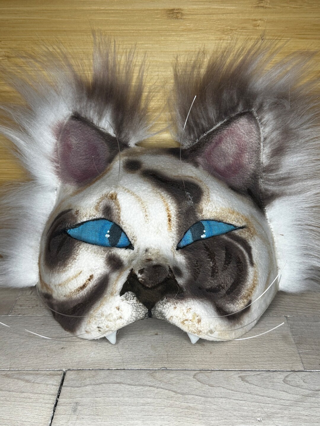 Brown Tabby Cat Mask - Etsy