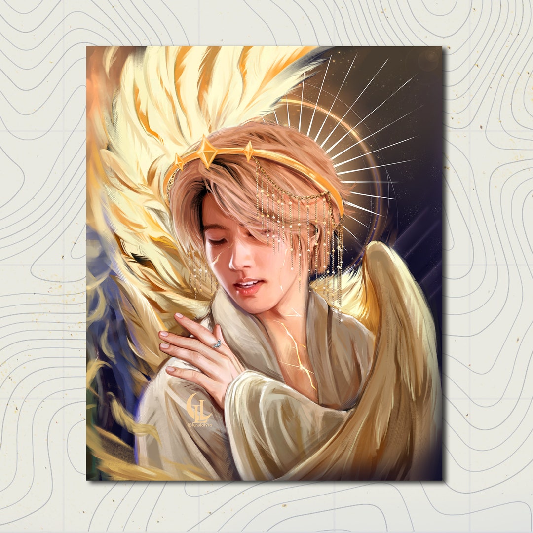 Han - Stray Kids, Sun Angel (approx A5 Art Print) SKZ - Wall Art ...