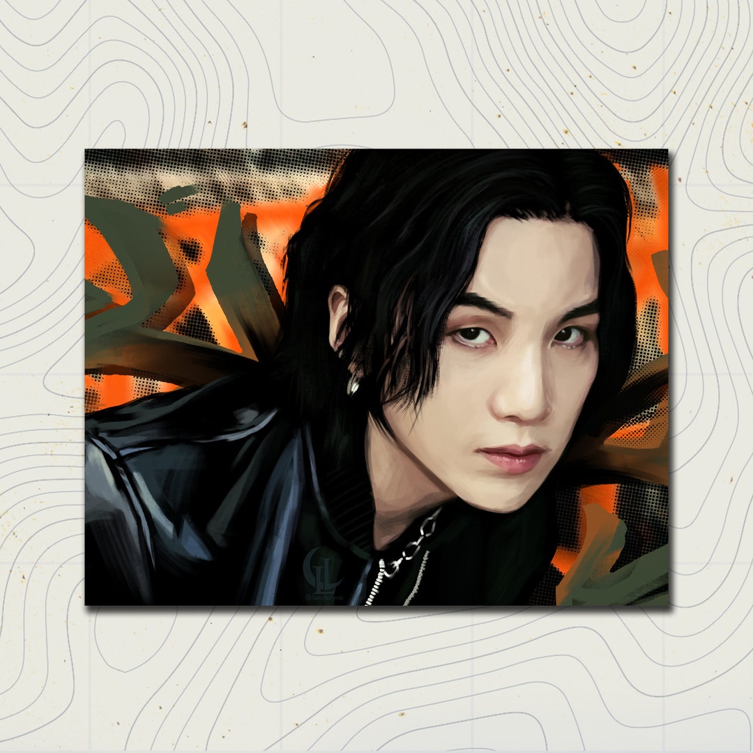 Agust D / Suga - BTS Portrait (A5 Art Print) BTS - Wall Art - Poster ...