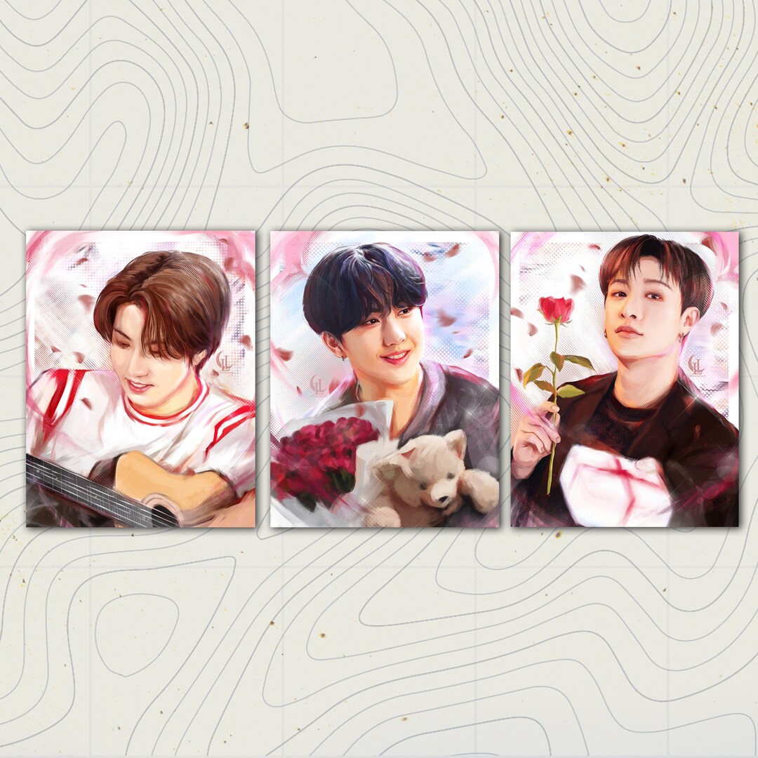 Han - Changbin - Bang Chan- Stray Kids / 3racha, Lov3racha (approx A5 ...