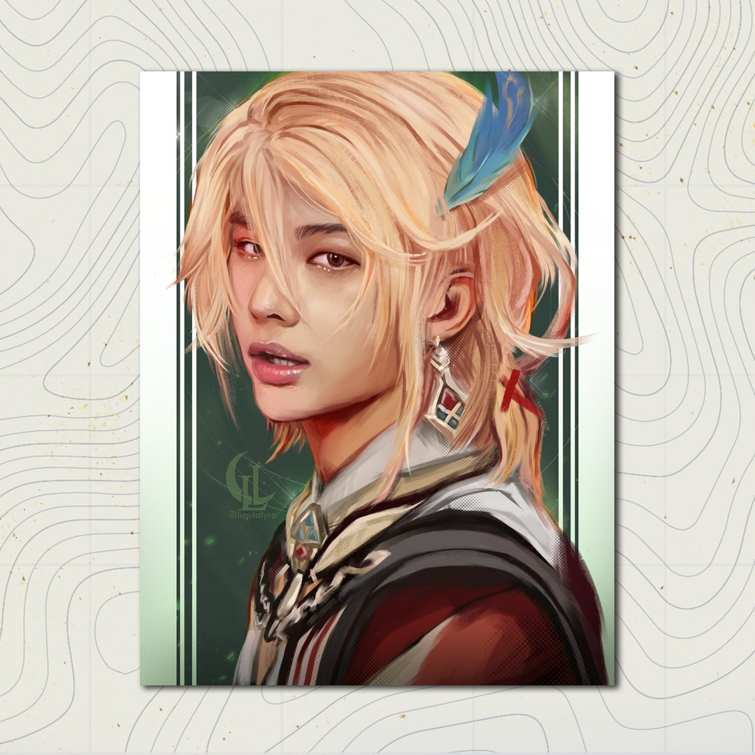 Hyunjin - Stray Kids, Kaveh From Genshin Impact Crossover (approx A5 ...