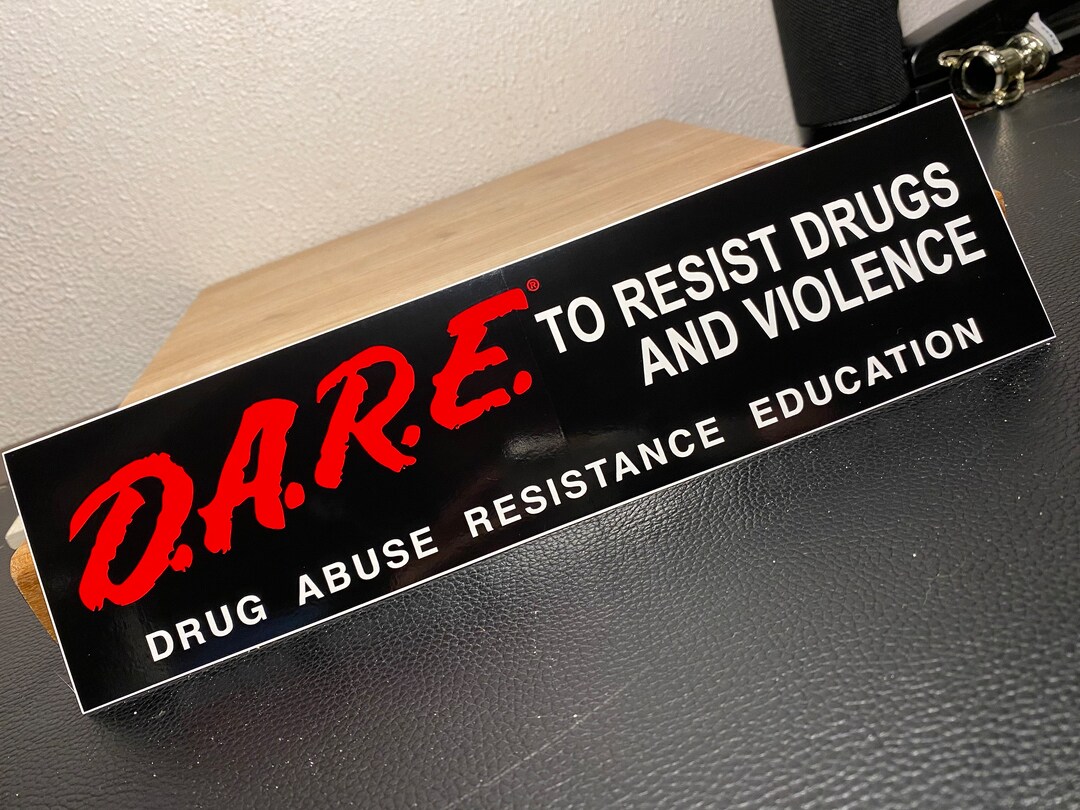 Vintage DARE Bumper Sticker - Etsy