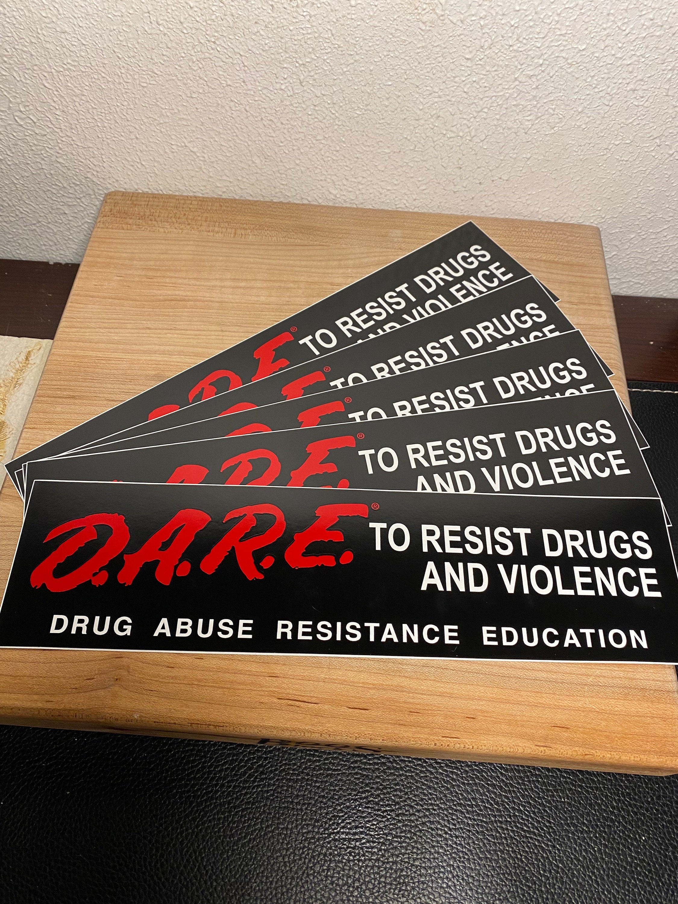 Vintage DARE Bumper Sticker - Etsy