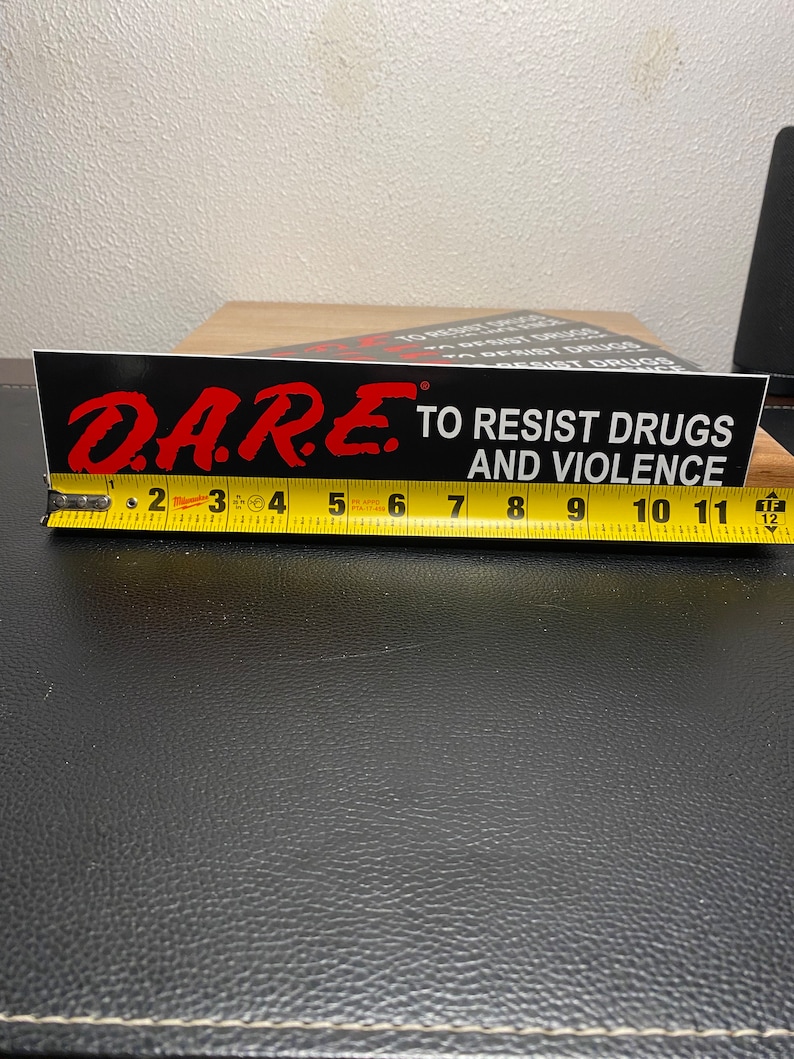 Vintage DARE Bumper Sticker - Etsy