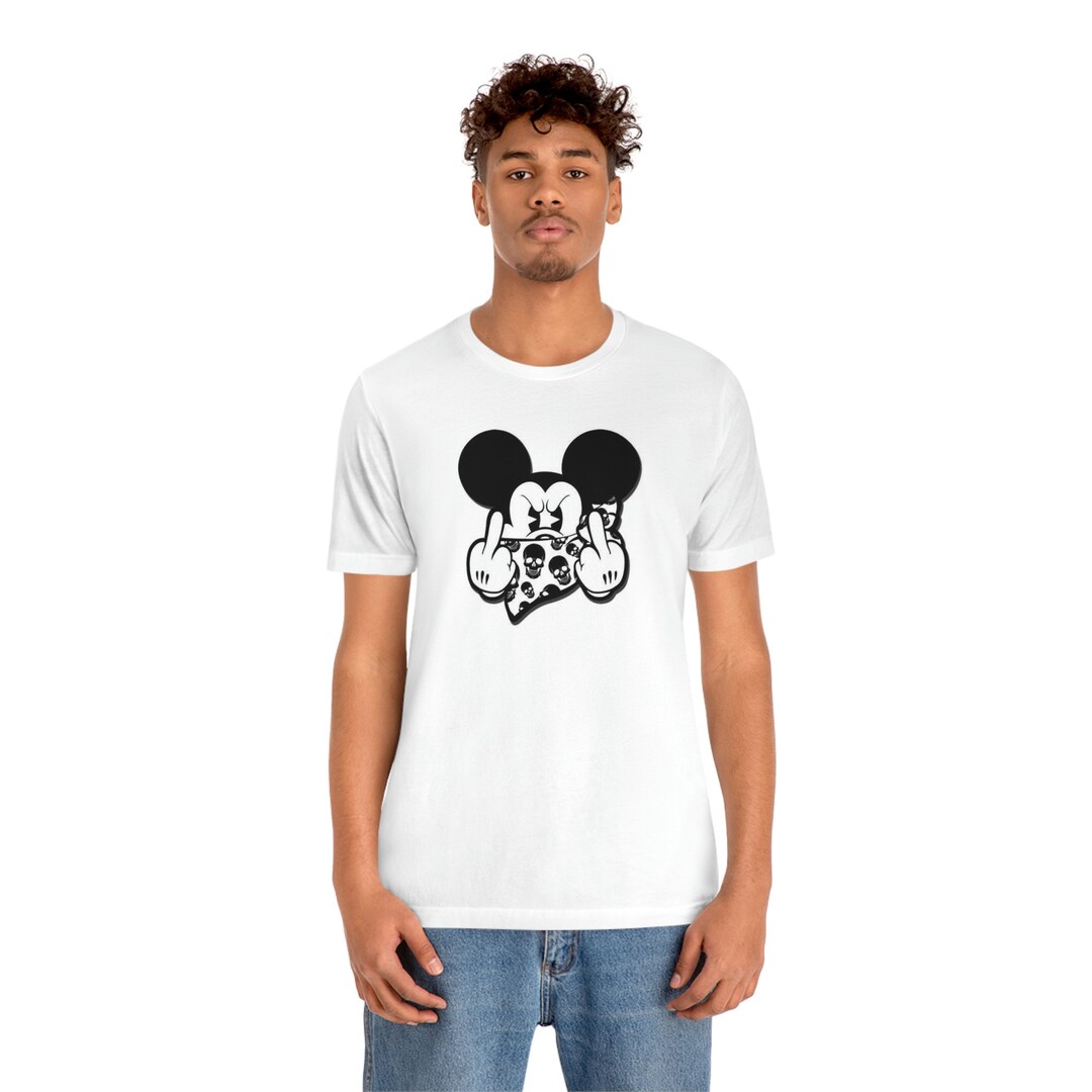 Middle Finger Mickey Mouse Disney T-shirt, FU Tee, Funny Graphic Tee - Etsy