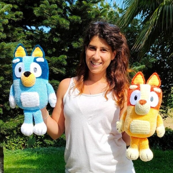 Crochet Bluey Pattern - Etsy Australia