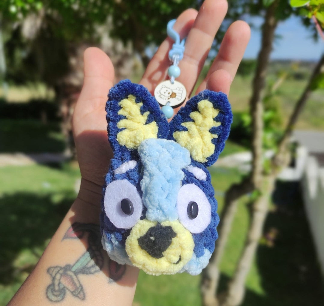Bluey & Chilli Crochet Keychain Pattern - Etsy UK