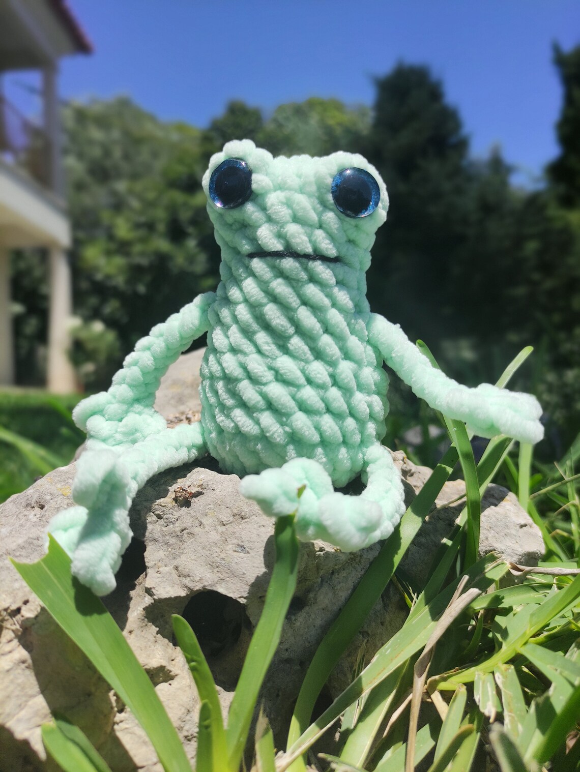 Chubby Frog Long Legs - Crochet Pattern No Sew - Etsy