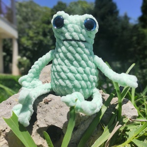 Chubby Frog Long Legs - Crochet Pattern No Sew - Etsy