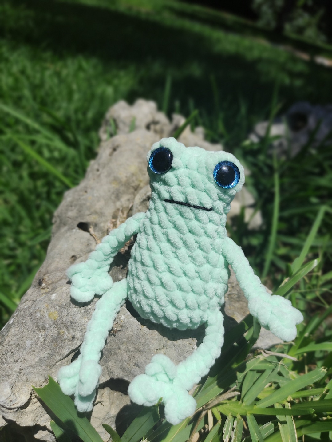 Chubby Frog Long Legs - Crochet Pattern No Sew - Etsy