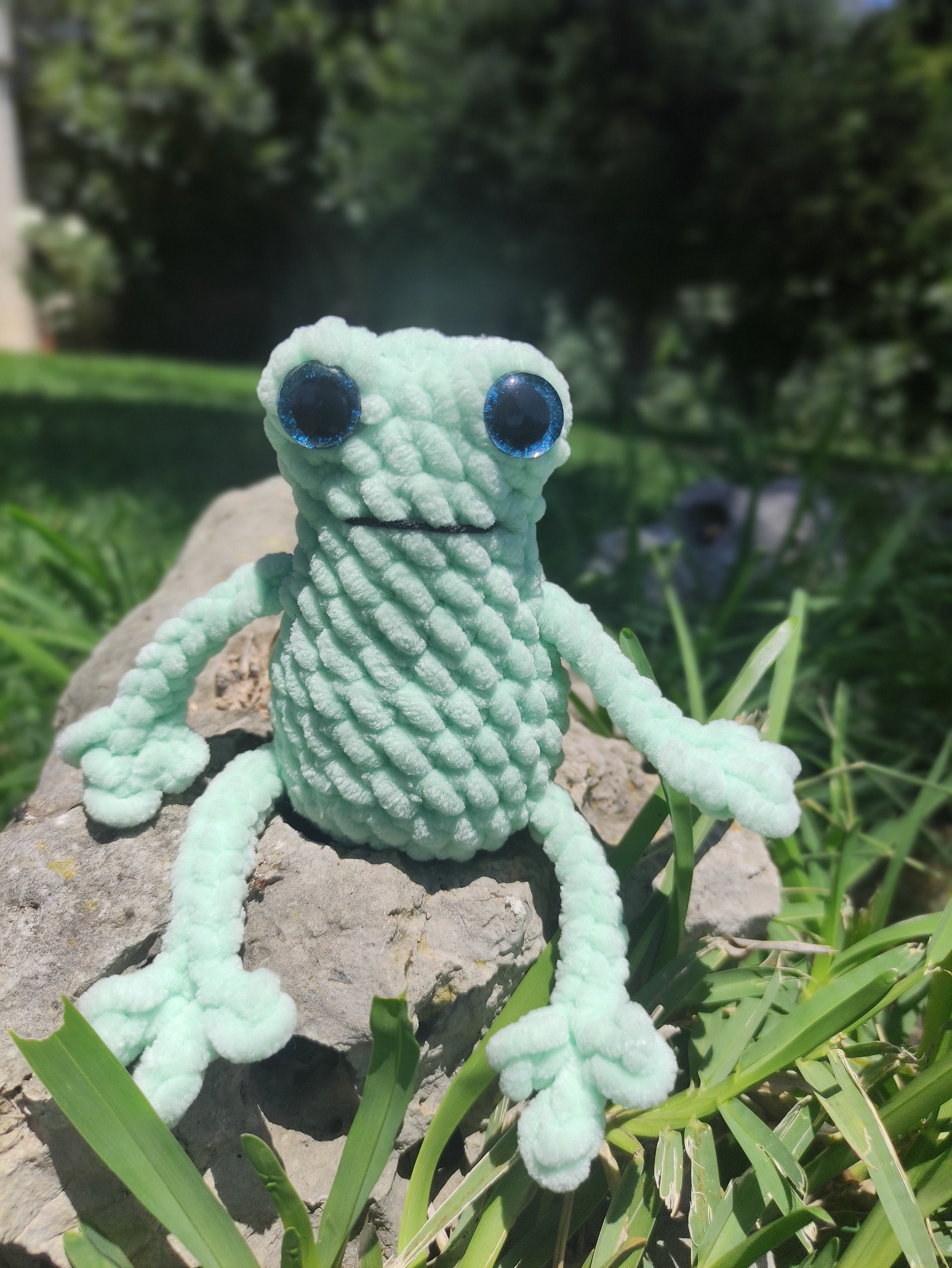 Chubby Frog Long Legs - Crochet Pattern No Sew - Etsy