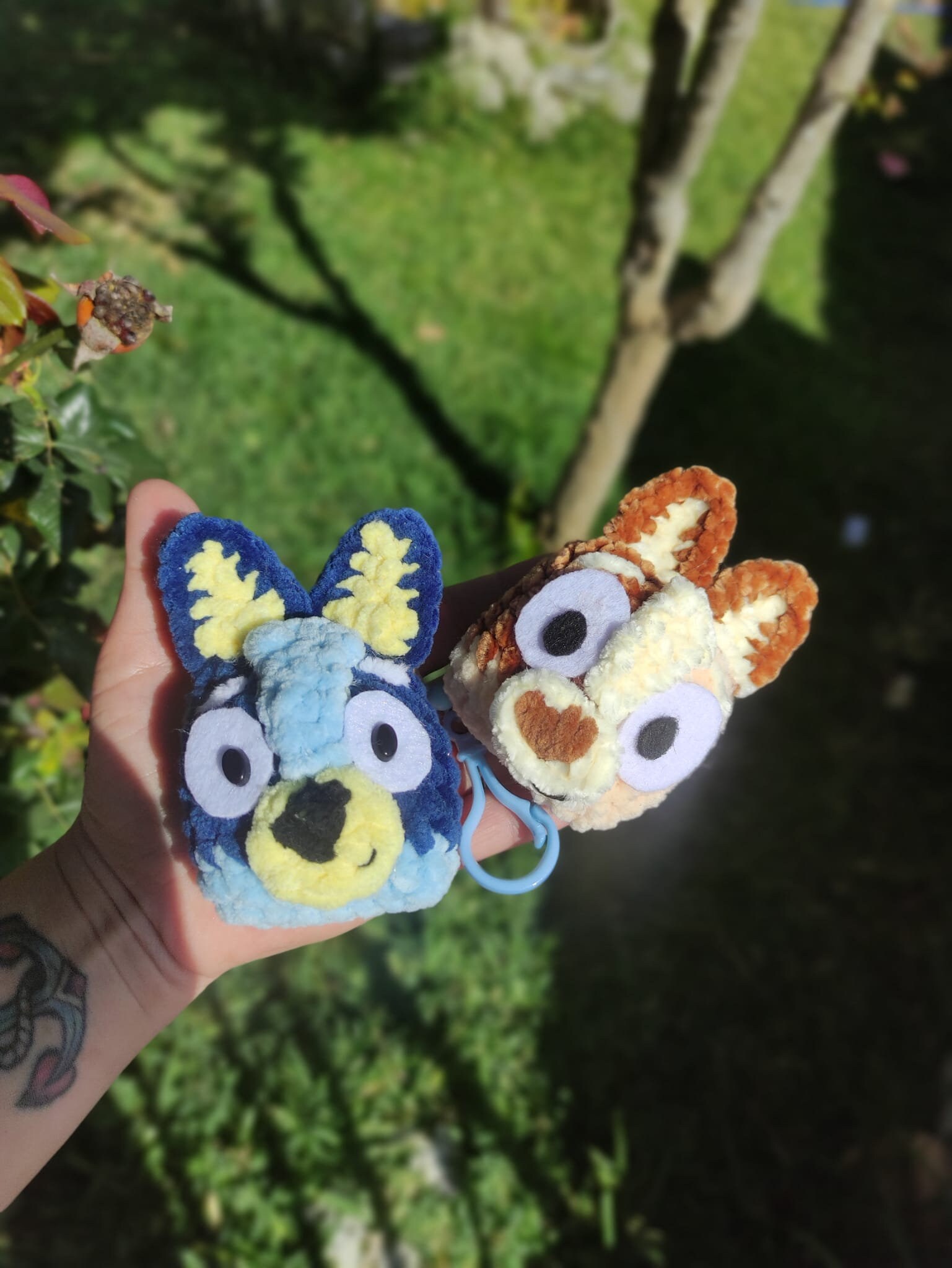 Bluey & Chilli Crochet Keychain Pattern - Etsy Australia