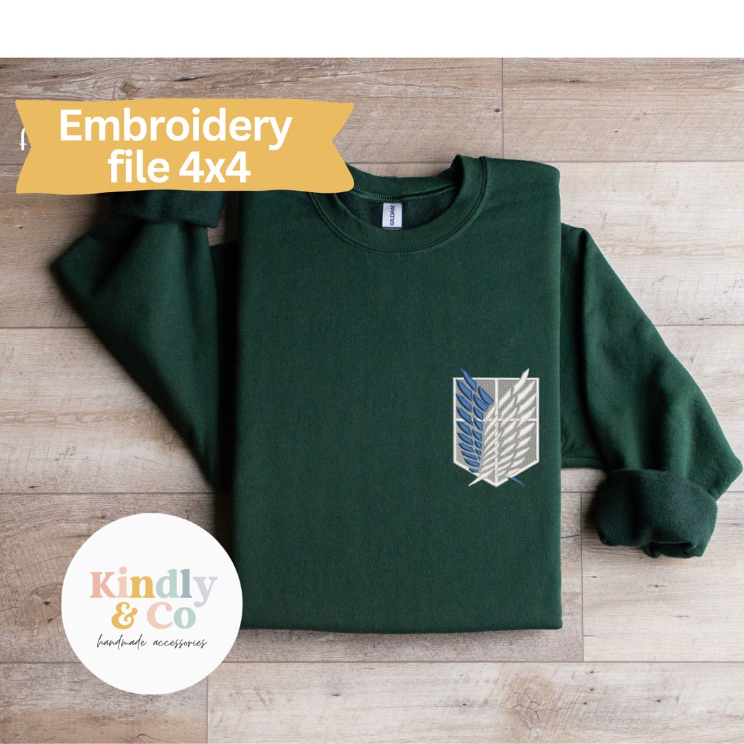 Scout Logo, AOT Embroidery, Embroidered Design, Anime Embroidery ...