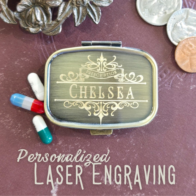 Custom Pill Box - Etsy